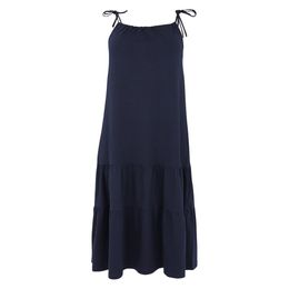 Yoek Kleid ' &auml;rmellos ' Damen Gr&ouml;&szlig;e 56/58 blau Winterkleid