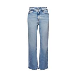 Esprit Weite Jeans Retro-Jeans mit gerader Passform und hohem Bund