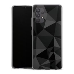 DeinDesign Galaxy A32 4G Handy Silikon H&uuml;lle Case transparent Handyh&uuml;lle Abstract Muster Geometric Silikon Case
