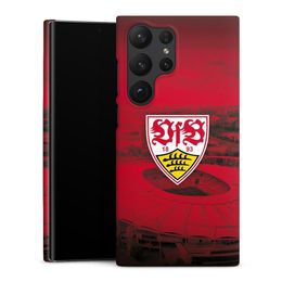 DeinDesign Galaxy S23 Ultra Handy Premium Case Smartphone Handyh&uuml;lle Schutzh&uuml;lle matt Vfb Stuttgart Official Licensed Product Stadium Premium Case