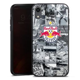 DeinDesign iPhone Xr Handy Silikon H&uuml;lle Case schwarz Handyh&uuml;lle Salzburg Red Bull Fc Red Bull Salzburg