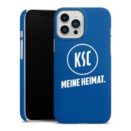 DeinDesign iPhone 13 Pro Max Handy Premium Case Smartphone Handyh&uuml;lle Schutzh&uuml;lle matt Karlsruher Sc Statement Ksc Premium Case