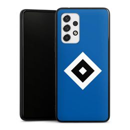 DeinDesign Galaxy A53 5G Handy Silikon H&uuml;lle Case schwarz Handyh&uuml;lle Logo Hsv Hamburger Sv
