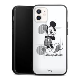 DeinDesign iPhone 12 mini Handy Premium Silikon H&uuml;lle Handyh&uuml;lle schwarz Case Mickey Mouse Disney Official Licensed Product Silikon Premium Case