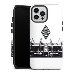 DeinDesign iPhone 13 Pro Max Handy Panzer Handyh&uuml;lle robuste Outdoor H&uuml;lle Schutzh&uuml;lle matt Stadium Die Fohlen Borussia M&ouml;nchengladbach Tough Case