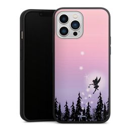 DeinDesign iPhone 13 Pro Max Handy Premium Silikon H&uuml;lle Handyh&uuml;lle schwarz Case Tinkerbells Official Licensed Product Disney Silikon Premium Case