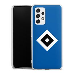 DeinDesign Galaxy A53 5G Handy Silikon H&uuml;lle Case transparent Handyh&uuml;lle Logo Hsv Hamburger Sv Silikon Case