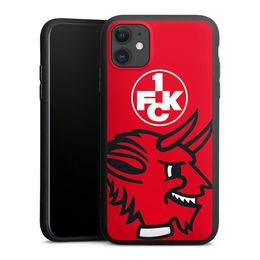 DeinDesign iPhone 11 Handy Premium Silikon H&uuml;lle Handyh&uuml;lle schwarz Case 1. Fc Kaiserslautern 1. Fck Devil Silikon Premium Case