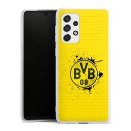 DeinDesign Galaxy A33 5G Handy Silikon H&uuml;lle Case transparent Handyh&uuml;lle Borussia Dortmund Official Licensed Product Bvb Silikon Case