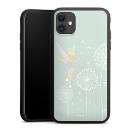 DeinDesign iPhone 11 Handy Premium Silikon H&uuml;lle Handyh&uuml;lle schwarz Case Disney Tinkerbells Dandelion Silikon Premium Case