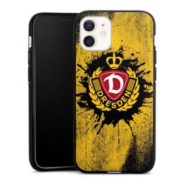 DeinDesign iPhone 12 Handy Silikon H&uuml;lle Case schwarz Handyh&uuml;lle Sg Dynamo Dresden Soccer Official Licensed Product