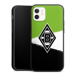 DeinDesign iPhone 12 mini Handy Premium Silikon H&uuml;lle Handyh&uuml;lle schwarz Case Borussia M&ouml;nchengladbach Bmg Official Licensed Product Silikon Premium Case