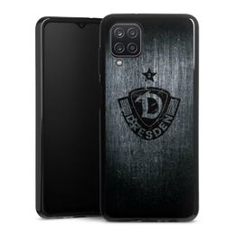 DeinDesign Galaxy A12 Handy Silikon H&uuml;lle Case schwarz Handyh&uuml;lle Sg Dynamo Dresden Official Licensed Product Vintage