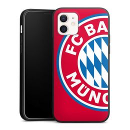 DeinDesign iPhone 12 Handy Premium Silikon H&uuml;lle Handyh&uuml;lle schwarz Case Fc Bayern M&uuml;nchen Fcb Official Licensed Product Silikon Premium Case