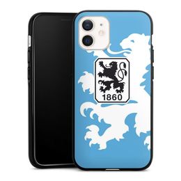 DeinDesign iPhone 12 Handy Silikon H&uuml;lle Case schwarz Handyh&uuml;lle Tsv 1860 M&uuml;nchen Official Licensed Product Coat Of Arms