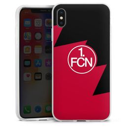 DeinDesign iPhone Xs Max Handy Silikon H&uuml;lle Case transparent Handyh&uuml;lle 1. Fcn 1. Fc N&uuml;rnberg Merchandise Silikon Case