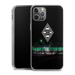 DeinDesign iPhone 12 Pro Max Handy Silikon H&uuml;lle Case transparent Handyh&uuml;lle Official Licensed Product Stadium Borussia M&ouml;nchengladbach Silikon Case