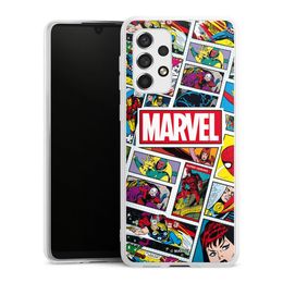 DeinDesign Galaxy A33 5G Handy Silikon H&uuml;lle Case transparent Handyh&uuml;lle Muster Comic Marvel Silikon Case