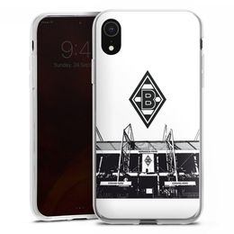 DeinDesign iPhone Xr Handy Silikon H&uuml;lle Case transparent Handyh&uuml;lle Stadium Die Fohlen Borussia M&ouml;nchengladbach Silikon Case