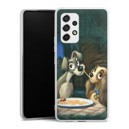 DeinDesign Galaxy A53 5G Handy Silikon H&uuml;lle Case transparent Handyh&uuml;lle Official Licensed Product Lady And The Tramp Disney Silikon Case