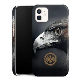 DeinDesign iPhone 12 mini Handy Premium Case Smartphone Handyh&uuml;lle Schutzh&uuml;lle gl&auml;nzend Eintracht Frankfurt Official Licensed Product Eagle Premium Case