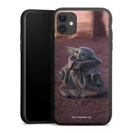 DeinDesign iPhone 11 Handy Premium Silikon H&uuml;lle Handyh&uuml;lle schwarz Case Baby Yoda Star Wars The Child Silikon Premium Case