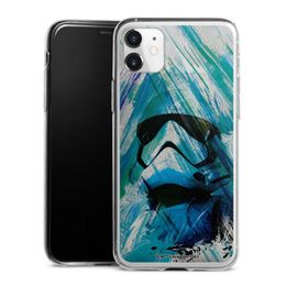 DeinDesign iPhone 11 Handy Slim Case Silikon Handyh&uuml;lle transparent H&uuml;lle extra d&uuml;nn Stormtrooper Star Wars Colourful Silikon Slim Case