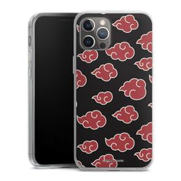 DeinDesign iPhone 12 Pro Max Handy Silikon H&uuml;lle Case transparent Handyh&uuml;lle Naruto Shippuden Akatsuki Official Licensed Product Silikon Case