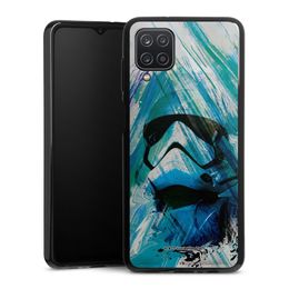 DeinDesign Galaxy A12 Handy Silikon H&uuml;lle Case schwarz Handyh&uuml;lle Colourful Star Wars Stormtrooper