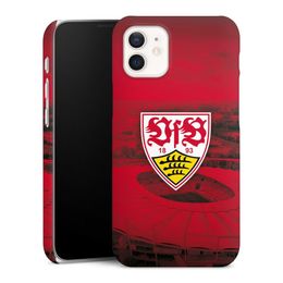 DeinDesign iPhone 12 mini Handy Premium Case Smartphone Handyh&uuml;lle Schutzh&uuml;lle matt Vfb Stuttgart Official Licensed Product Stadium Premium Case