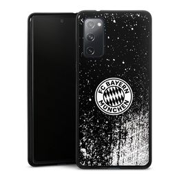 DeinDesign Galaxy S20 FE 5G Handy Silikon H&uuml;lle Case schwarz Handyh&uuml;lle Fcb Fc Bayern M&uuml;nchen Official Licensed Product