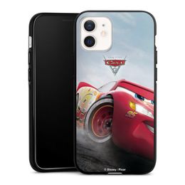 DeinDesign iPhone 12 Handy Silikon H&uuml;lle Case schwarz Handyh&uuml;lle Official Licensed Product Cars Lightning Mcqueen 95