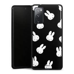 DeinDesign Galaxy S20 FE Handy Silikon H&uuml;lle Case schwarz Handyh&uuml;lle Muster Transparent Miffy
