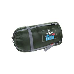 MOLS Trekkingschlafsack Dogon, mit hochwertigem YKK-Reißverschluss, grün