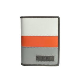 7CLOUDS Geldbörse Keron 7.1, aus Tarpaulin, orange|weiß