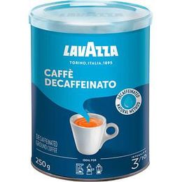 Lavazza Caffé Decaffeinato Kaffee, gemahlen Arabica- und Robustabohnen mild 250,0 g