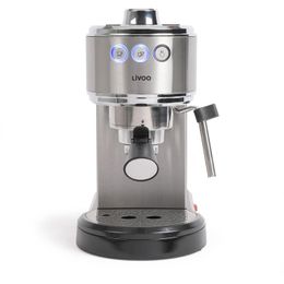 LIVOO - espressomaschine 15 bar grau - dod186