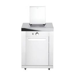 Allgrill Top-Line modulare Outdoorküche Edelstahl Modul 3 Steakzone Keramikbrenner 4 kW bis 750°C