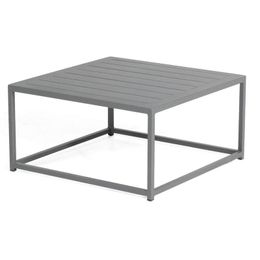 Lounge-Tisch Basic Aluminium 70x70 cm anthrazit Loungetisch Beistelltisch - SonnenPartner