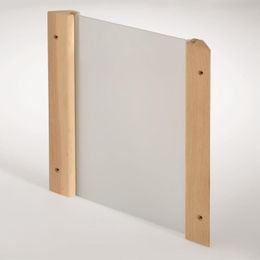 Infraworld - Eckblendschirm Design Fichte esg Glas für Sauna Saunazubehör S2260