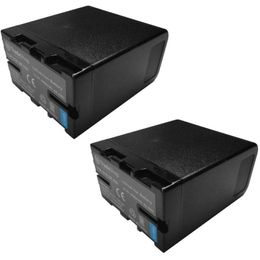 TRADESHOP 2x Trade-shop Li-Ion Akku, 14,4V/14,8V 4400mAh für Sony pmw-ex 1 1r 3 pmw-f 3 3K 3L PMW-100 150 160 200 260 280 ersetzt BPU-30 BPU-60 BPU-65 BPU-90