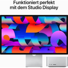 Apple Mac Studio Mac Studio (Apple Apple M2 Max, 38‑Core GPU, 64 GB RAM, 1000 GB SSD, Luftkühlung), silberfarben