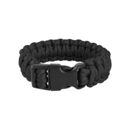 Normani Armband 'Paracord' Herren Gr&ouml;&szlig;e 22 schwarz