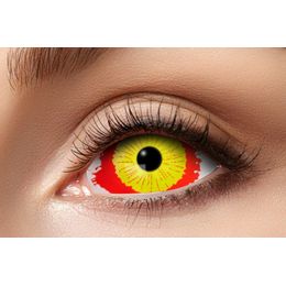 Eyecatcher Farblinsen Farbige Sclera Kontaktlinsen verschiedene Motive 22mm