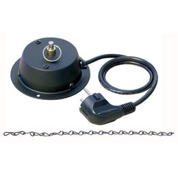 Showtec Spiegelkugel Motor bis 30cm Durchmesser, inklusive Kette, 3 Umdrehungen pro Minute