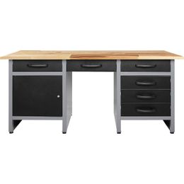 ONDIS24 Werkbank Harry, (Set), ca. 160 cm, höhenverstellbar, schwarz