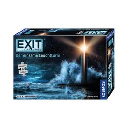 Kosmos Gesellschaftsspiel EXIT Das Spiel + Puzzle – Der einsame Leuchtturm