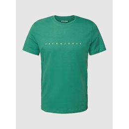 Jack & Jones T-Shirt aus reiner Baumwolle mit Logo-Print