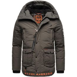 STONE HARBOUR Herren Stylische Outdoorjacke Winterjacke mit Teddyfell Innenfutter Admaroo