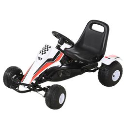 HOMCOM Kinder Go-Kart mit Handbremse